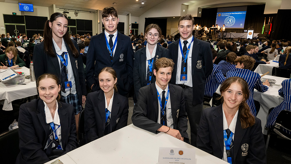 Riding high, Assisi Catholic College soars to victory at Da Vinci Decathlon